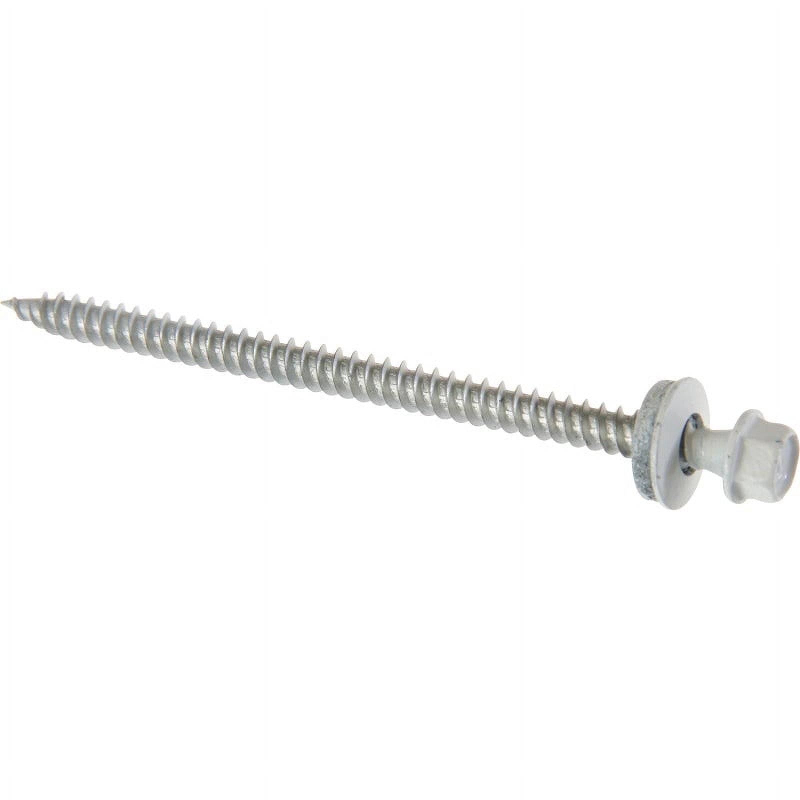 Do it #9 x 1 In. Hex Washered White Framing Screw (250 Ct.) - Walmart.com