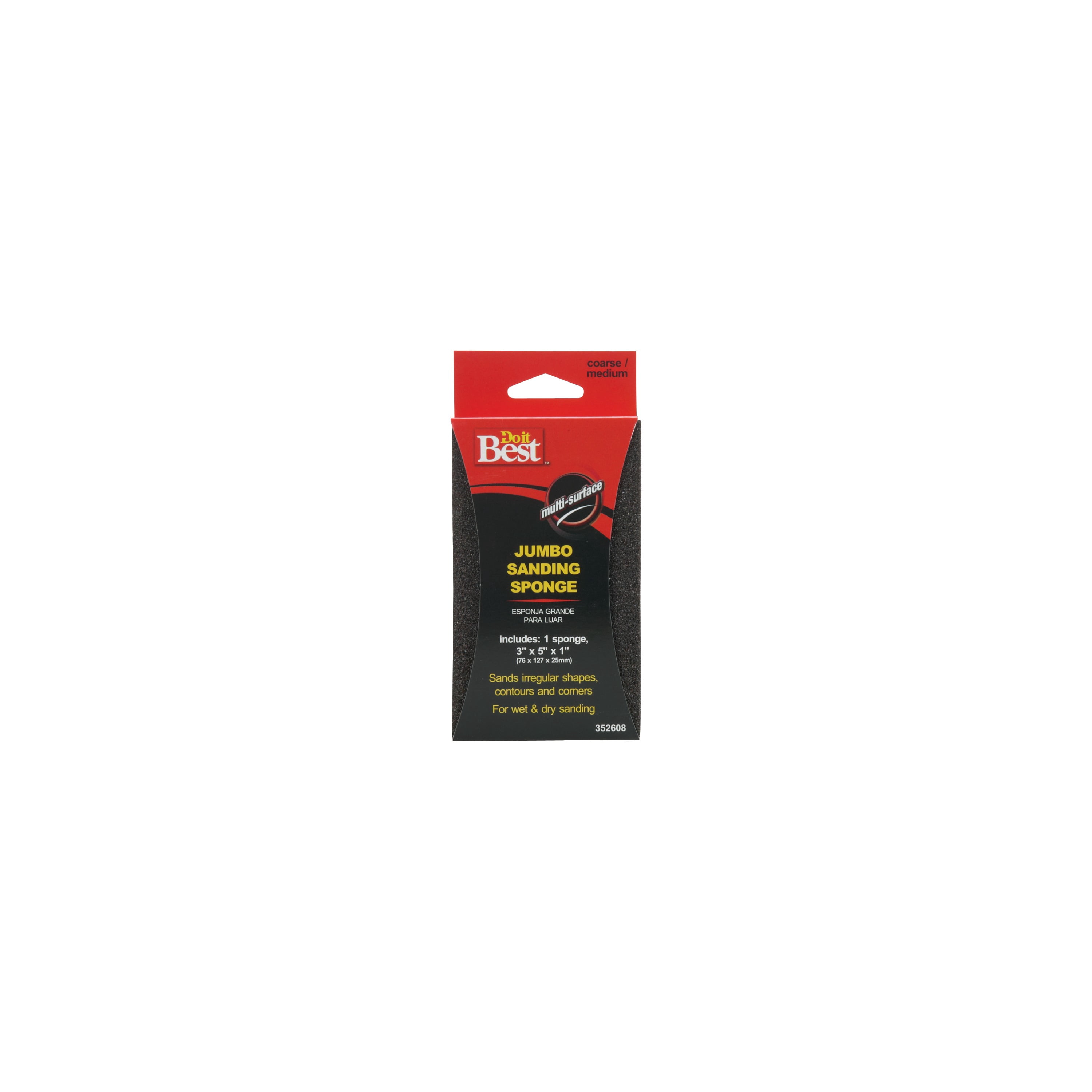 Do it Best All-Purpose Sanding Sponge - Pack of 4 - Walmart.com