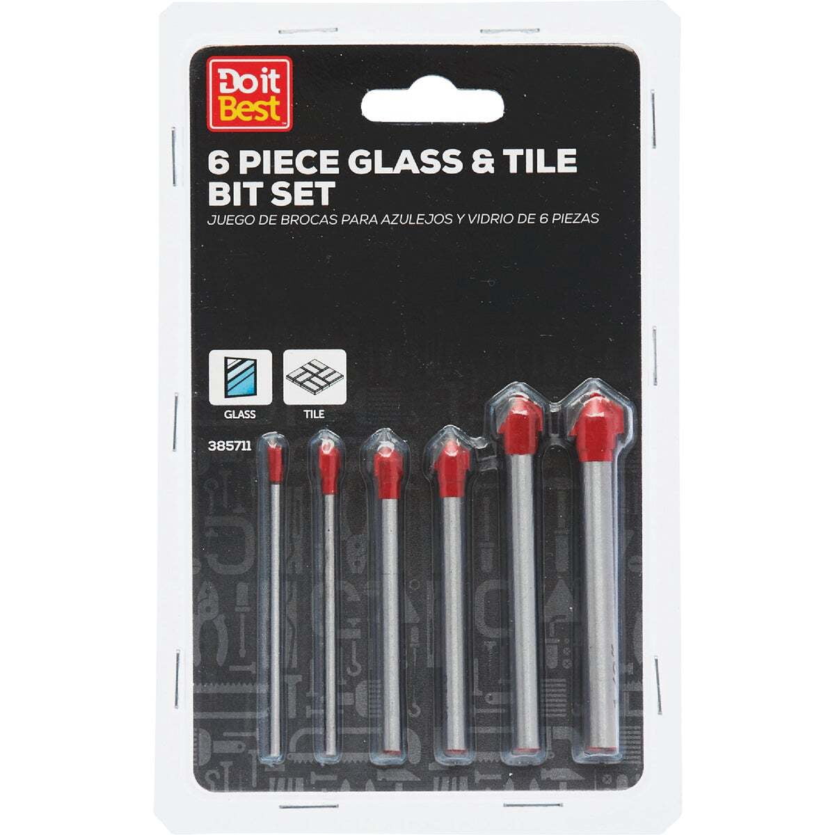 Do it Best Glass & Tile Bit Set (6-Piece) QJDIB-PTASET-030 - Walmart.com