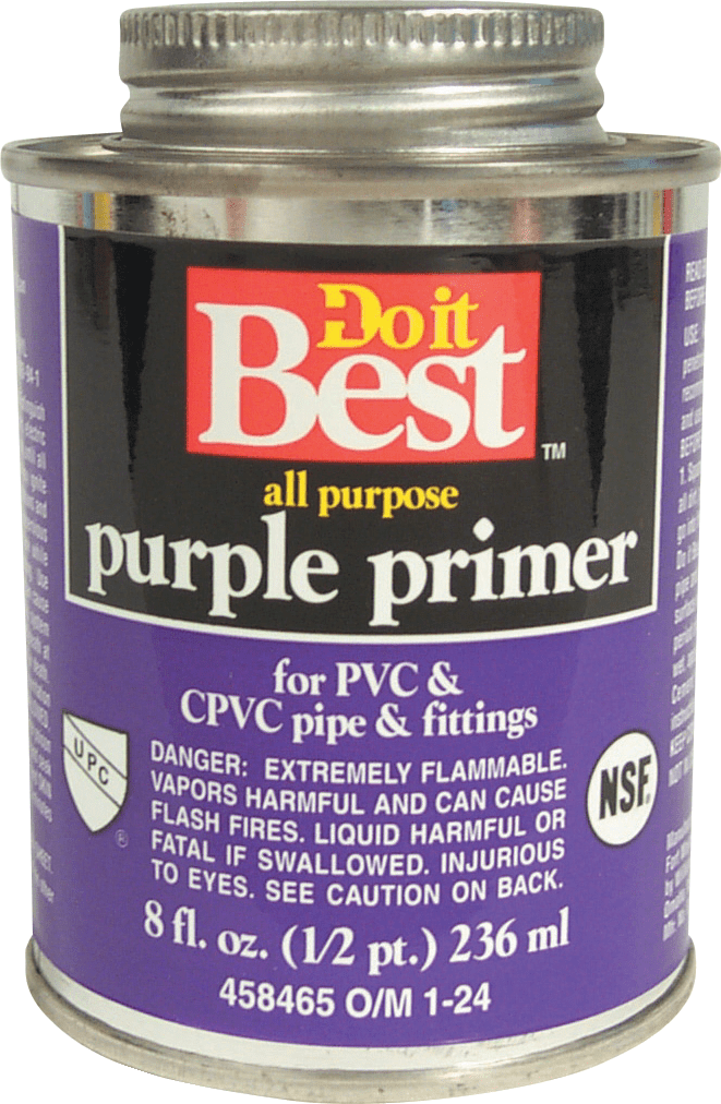 Do it Best Purple Pipe and Fitting Primer - Pack of 4 - Walmart.com