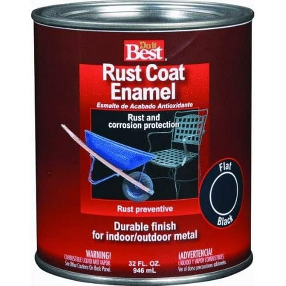 Rust-Oleum Rust Coat Enamel - Durable Gloss Finish - Yellow, 1 Quart ...