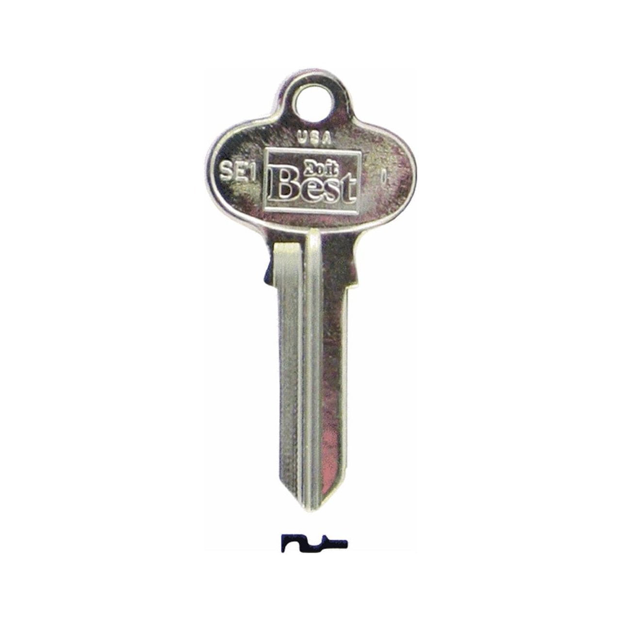 Do it Best Segal Nickel Plated House Key, SE1 / 1022 DIB (10-Pack ...
