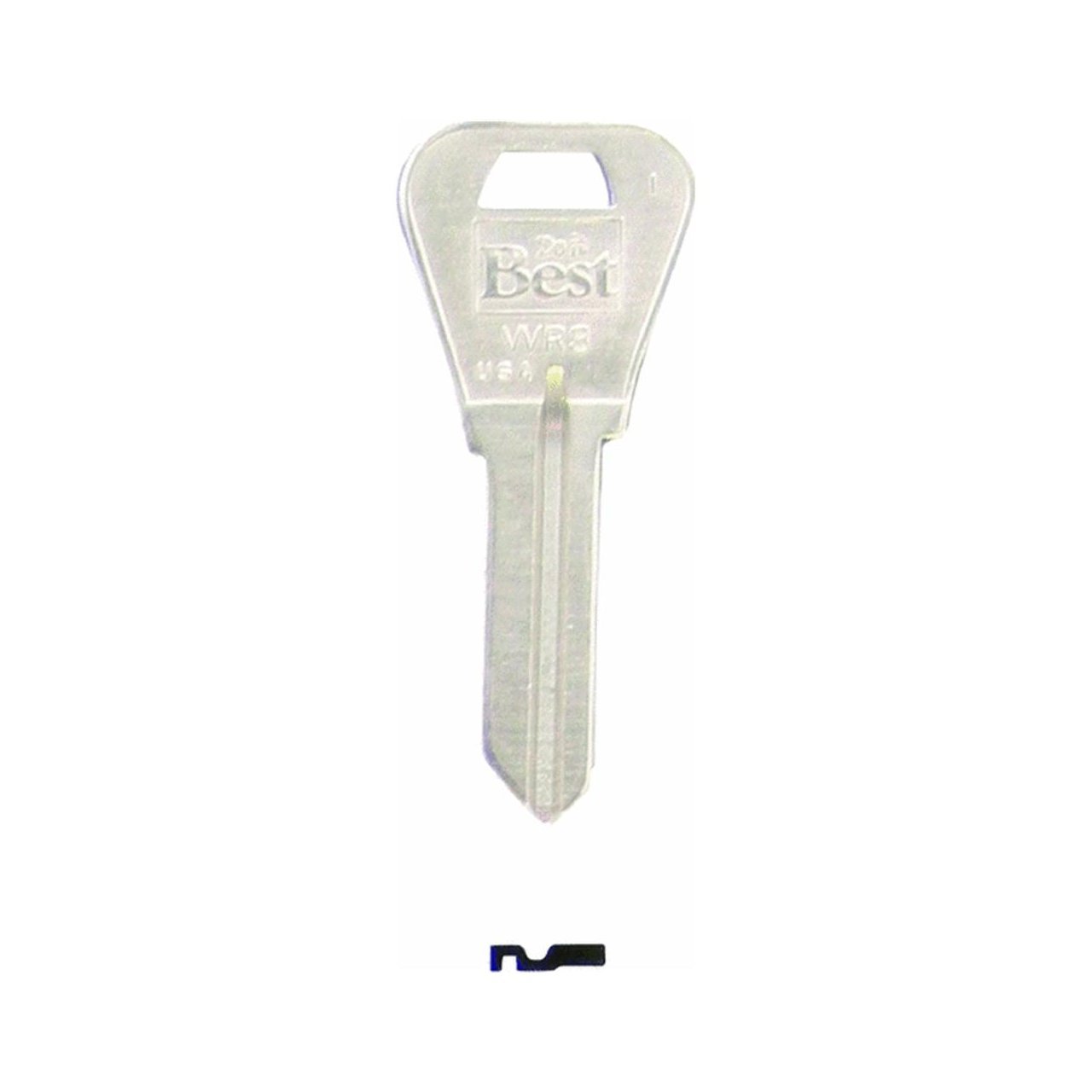 Do it Best Weiser Nickel Plated House Key, WR3 / 1054WB (10-Pack ...