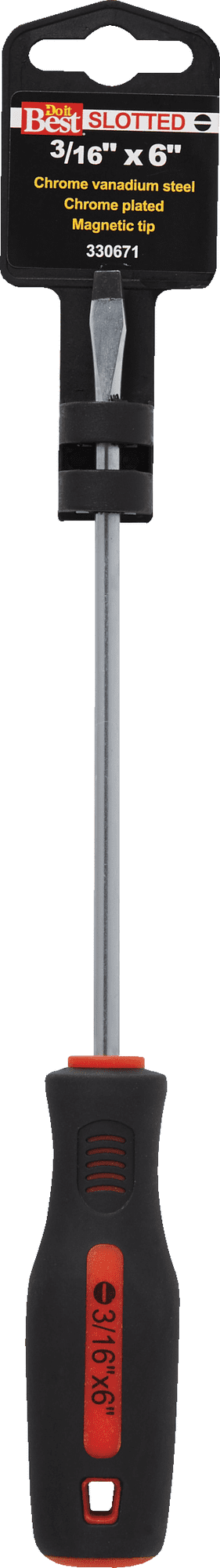 Do it Slotted Screwdriver - Single Pack — Heavy-Duty Construction ...