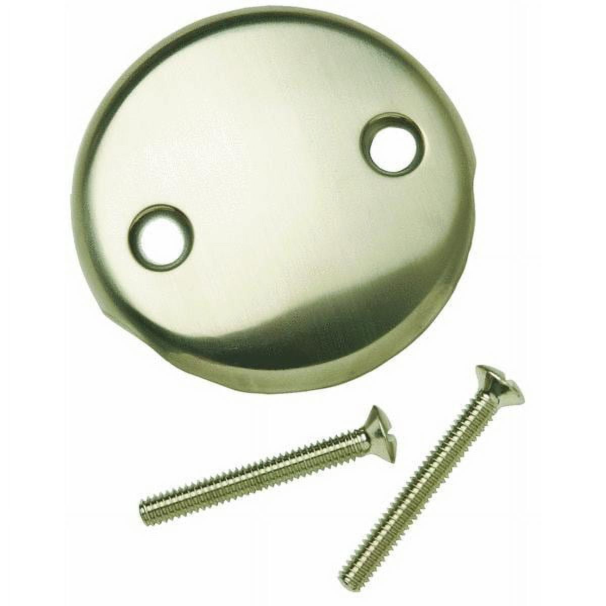 Do it Two-Hole Brushed Nickel Bath Drain Face Plate - Walmart.com
