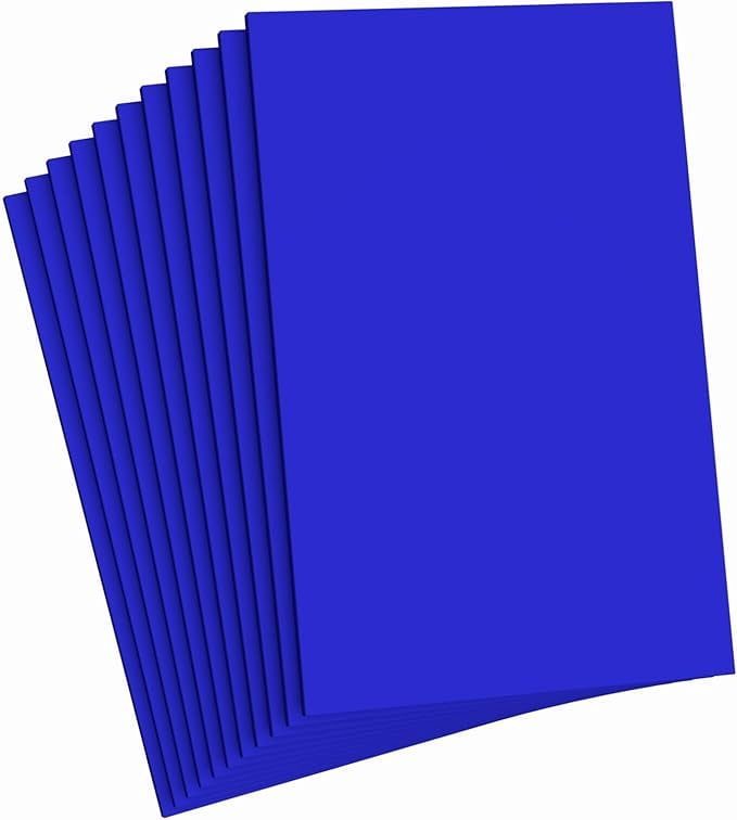 Do²ping Dark Blue Foam Sheets Crafts, 8.5x5.5 Inch Eva Color Craft Foam ...