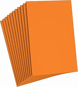 Do²ping Orange Crafts Foam Sheets, 8.5x5.5 Inch Halloween Colored Eva ...