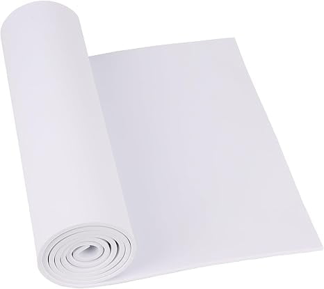 Do¬≤ping, Large EVA Foam Roll, 59"x13.9", 4mm White Craft Foam ...
