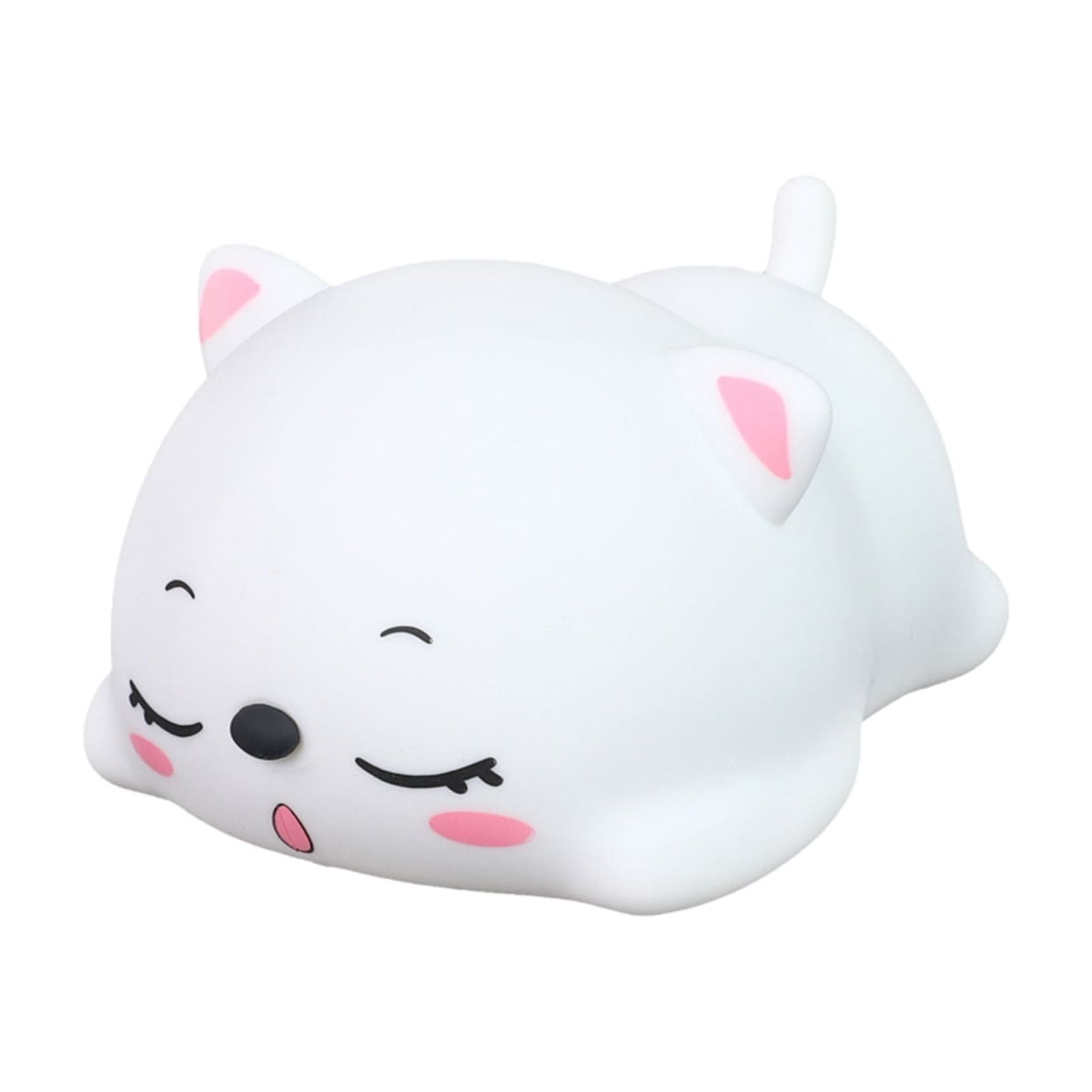 DoDo Cat Night Light, Animal Silicone Nursery Lamp with Dimmable, Table ...