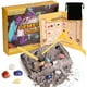 DoDoMagxanadu Gemstone Dig Kit, 16 Real Gem Excavation Kit Dig up 16 ...