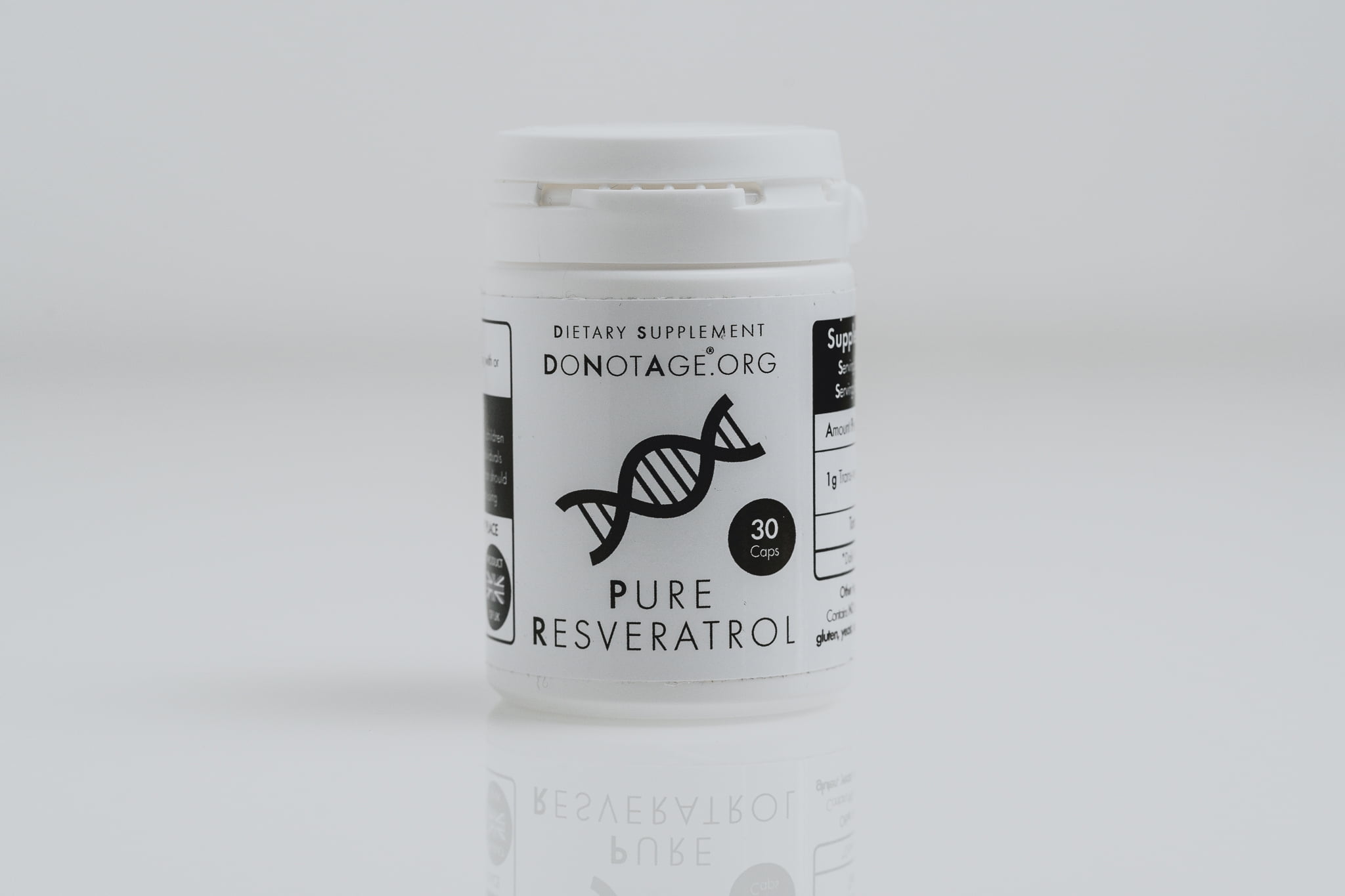 DoNotAge Pure Resveratrol 30 capsules - 500mg - NAD+ - Antioxidant ...