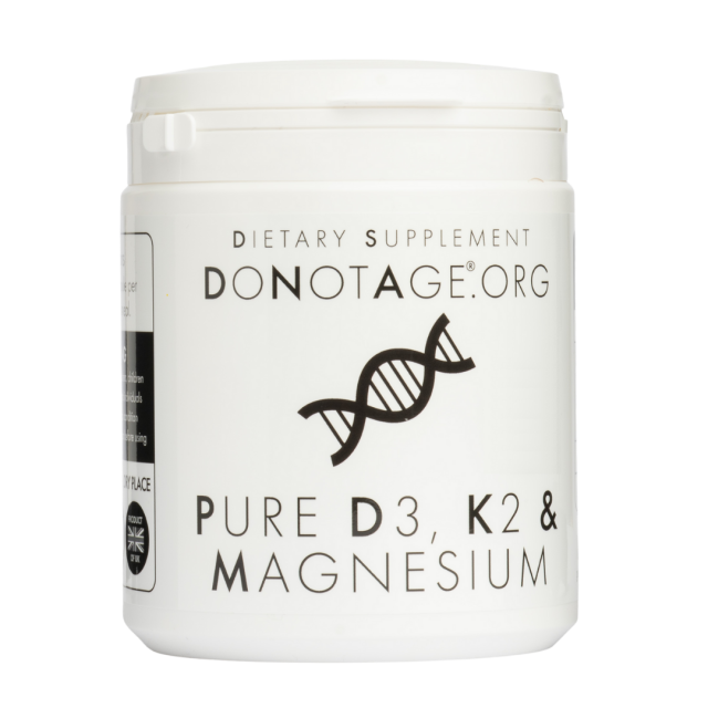 DoNotAge.org Pure D3, K2 & Magnesium 366 capsules - Antioxidant - Anti ...
