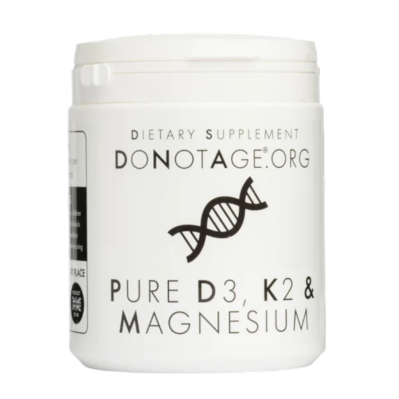 DoNotAge.org Pure D3, K2 & Magnesium 366 capsules - Antioxidant - Anti ...