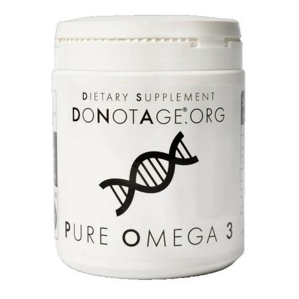 DoNotAge.org Pure Omega 3 30 capsulesules - 400mg of EPA, 300mg of DHA and 50mg- Antioxidant ...