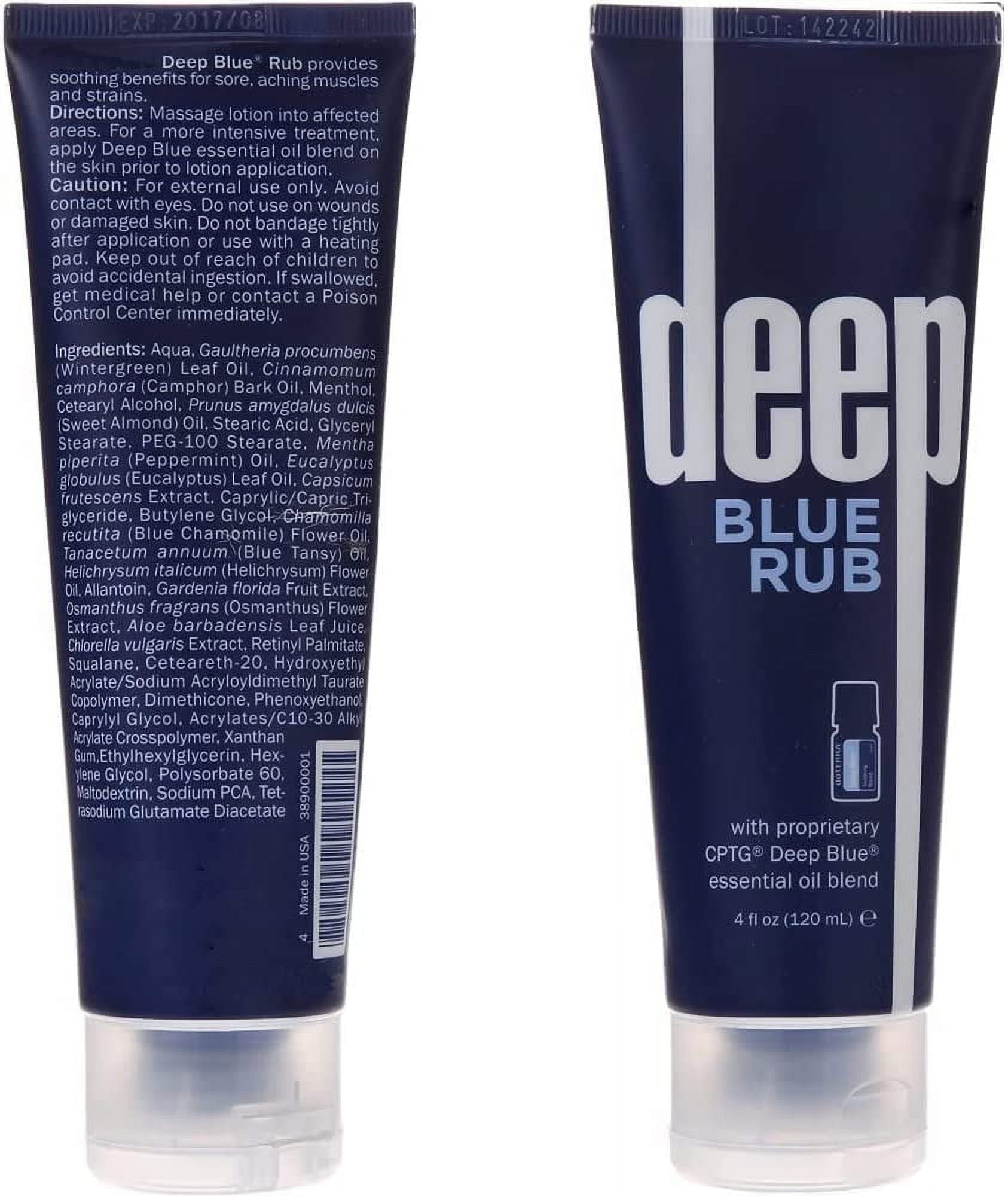 DoTERRA -Deep Blue Rub Body Cream 4 floz./120 mL NEW - Walmart.com