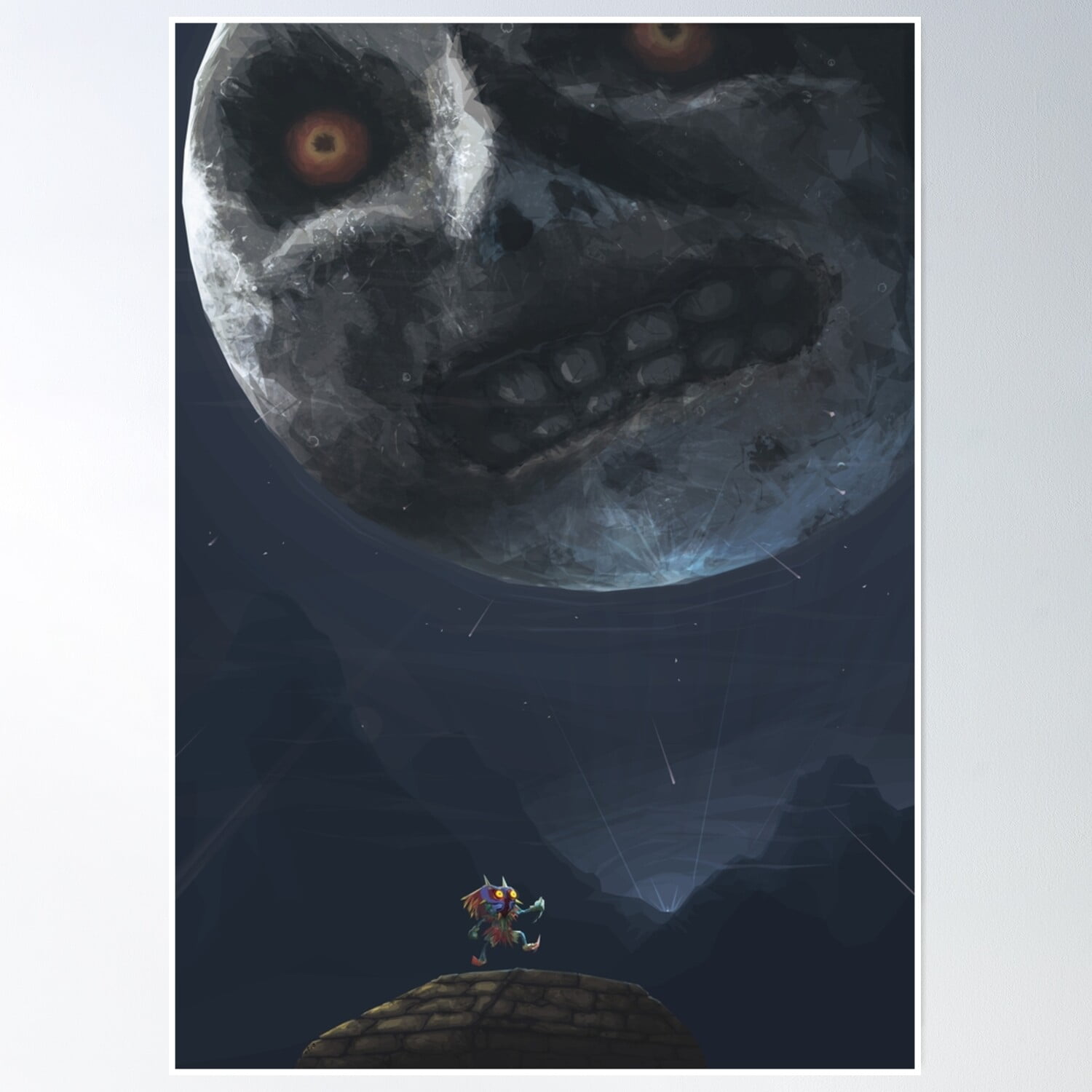 Doa : Playing With The Moon Poster Wall Art, Modern Wall Decor, 12x18 UNFRAMED - Walmart.com