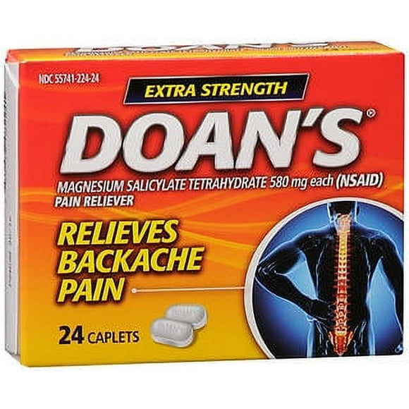 Doan's Extra Strength Pain Reliever Caplets, 24 ct