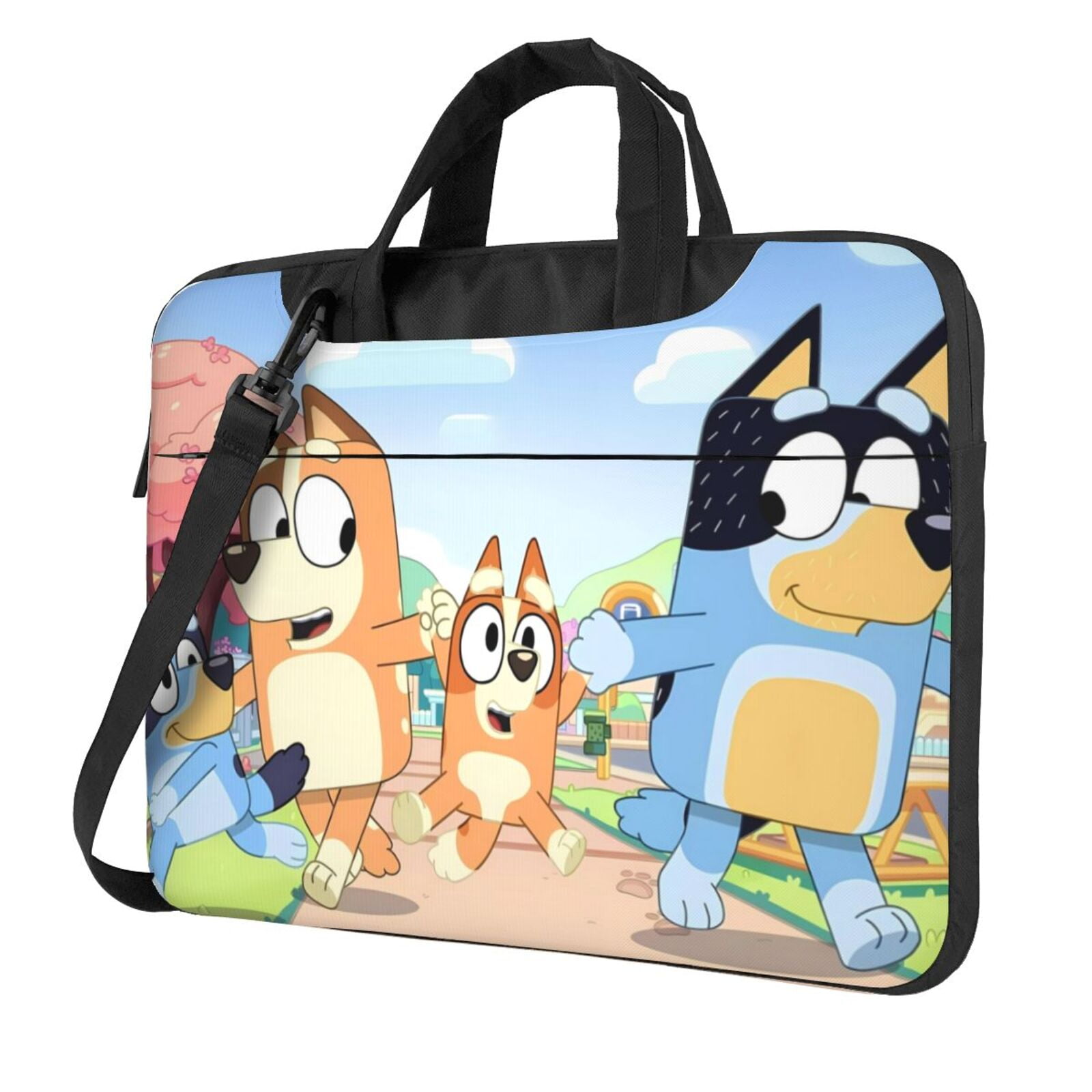 Doayai Bluey Print Laptop Bag,Messenger Shoulder Bag for Laptop or ...