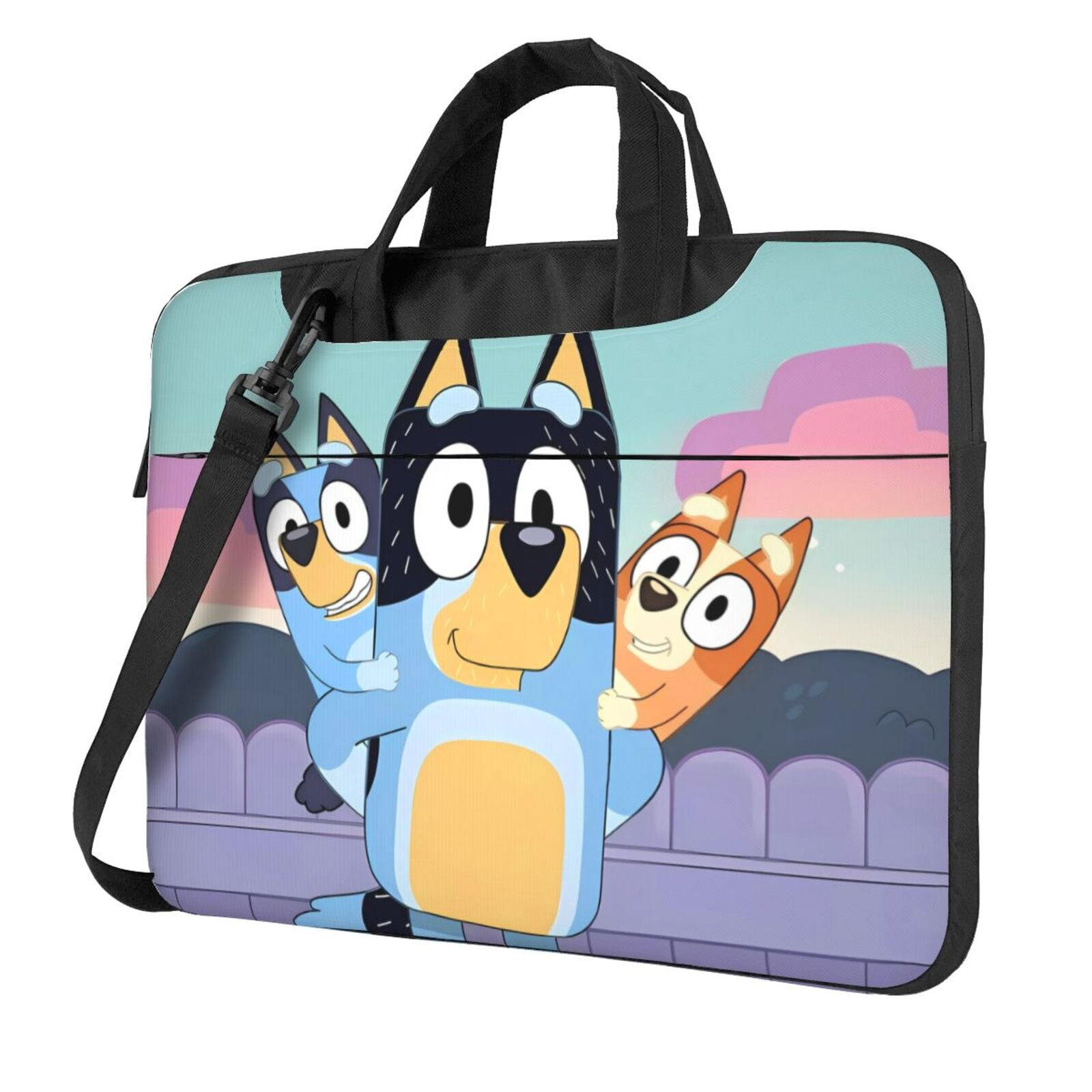 Doayai Bluey Print Laptop Bag,Messenger Shoulder Bag for Laptop or ...