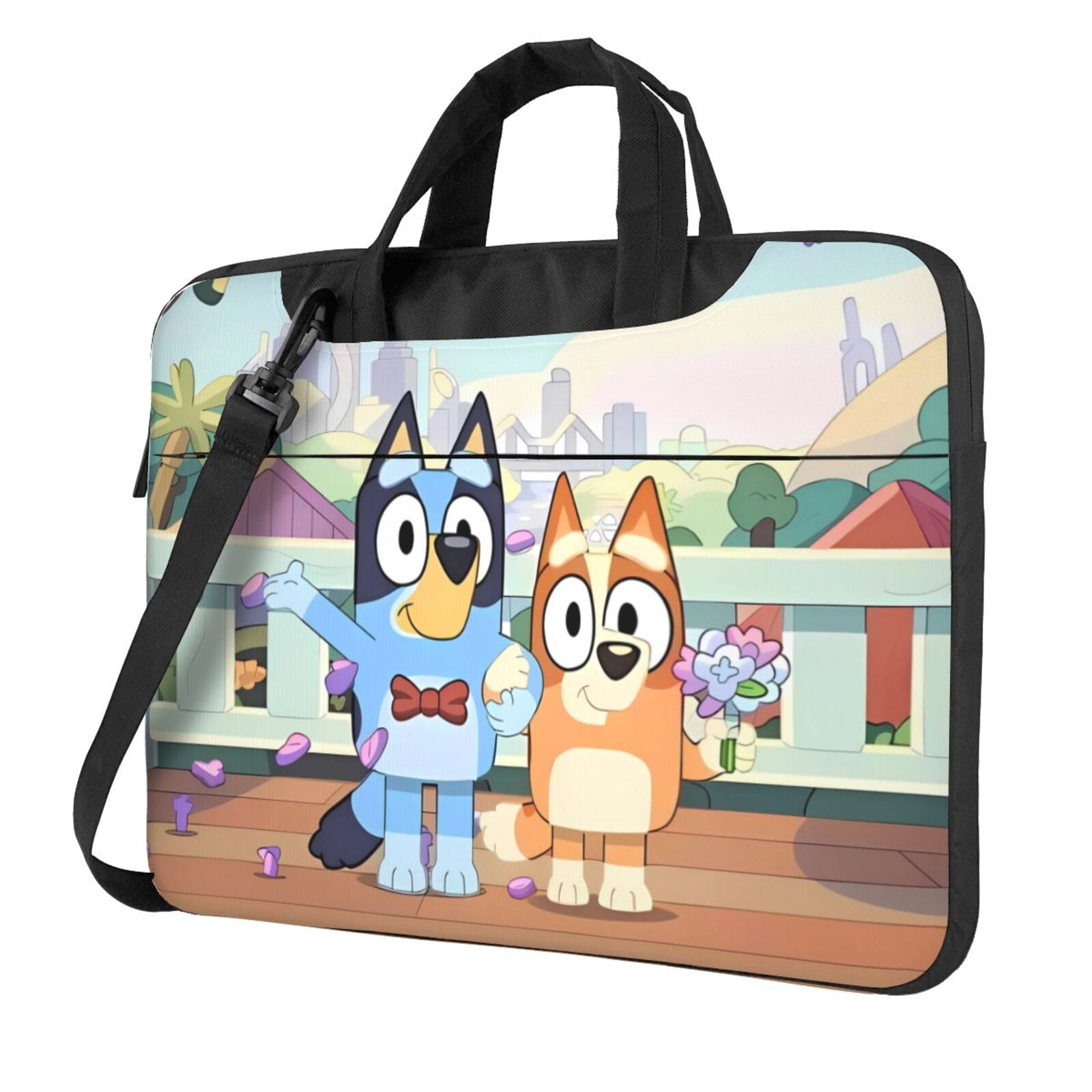 Doayai Bluey Print Laptop Bag,Messenger Shoulder Bag for Laptop or ...