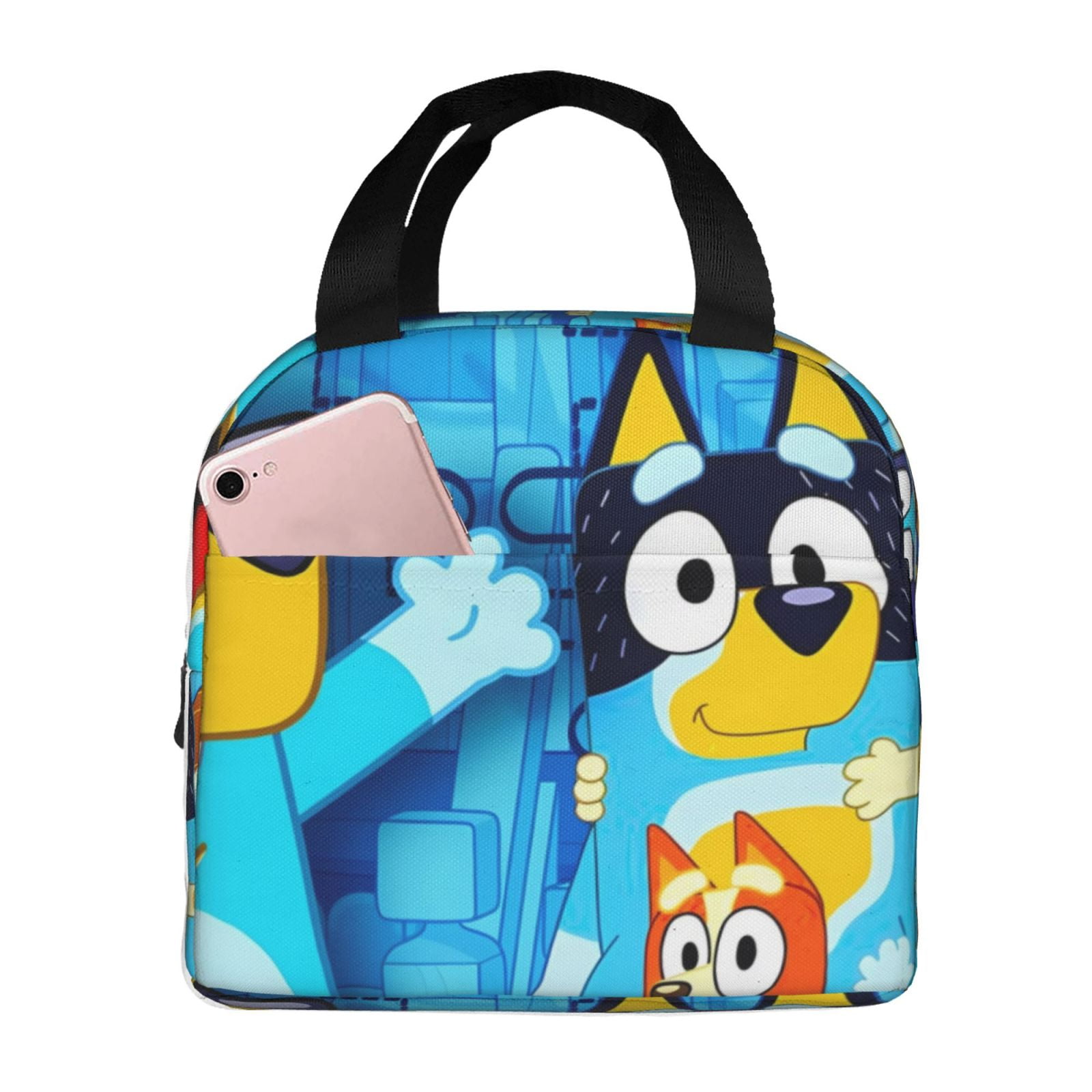 Doayai Bluey Print Lunch Bag for Women & Men,Adult Insulated Lunch Box,Leakproof Cooler Food ...