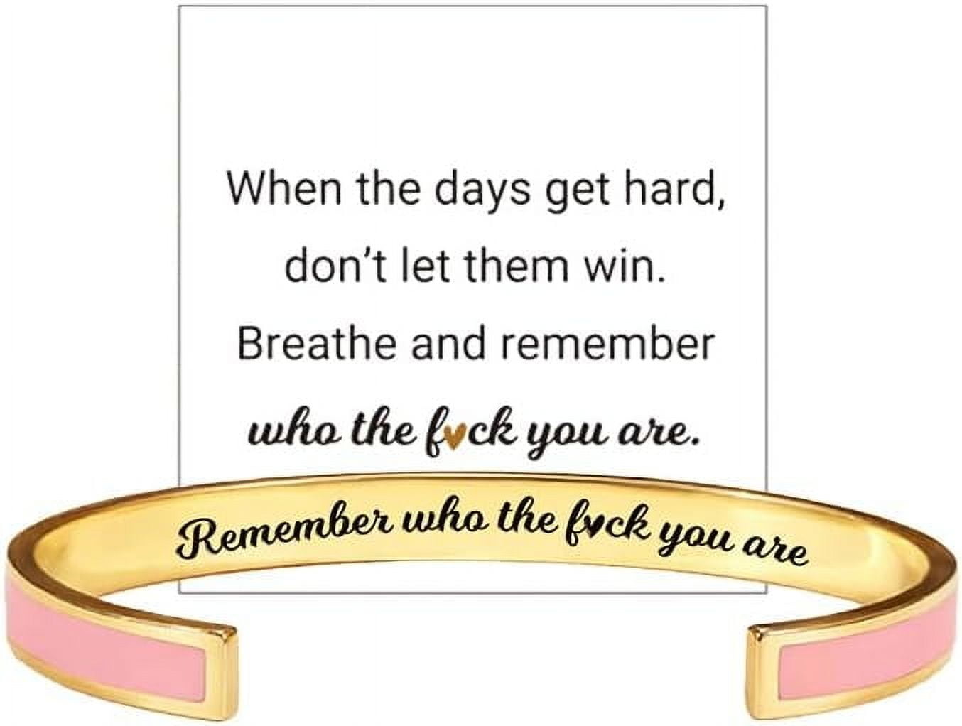 DobGot Be Kind Of A B Motivational Bracelet For Women, Color Stainless ...