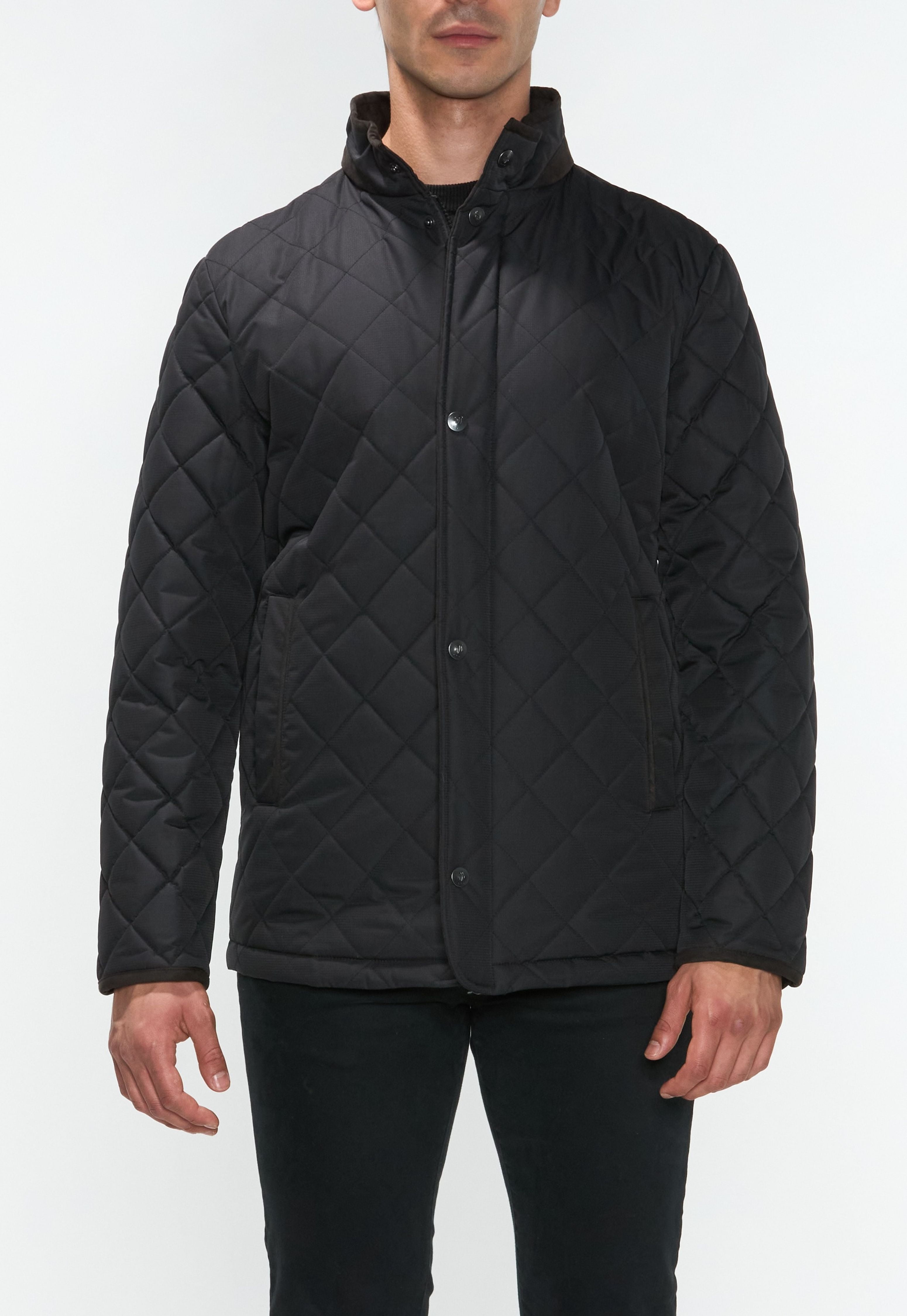 Dobby Diamond Quilted Car Coat - Walmart.com