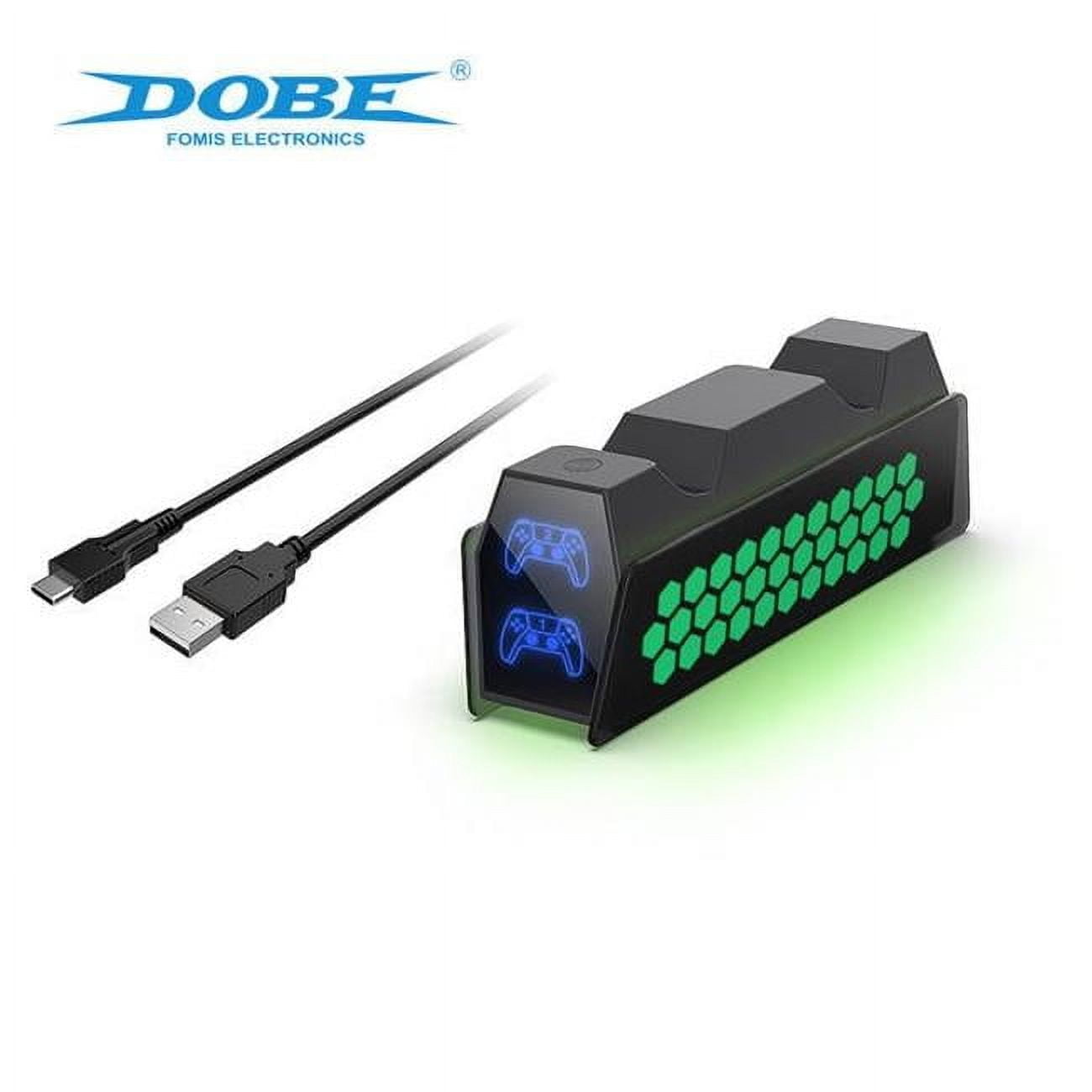 Dobe TP5-3571 BLACK Fast Dual Charger for PS5 Controller - PlayStation ...