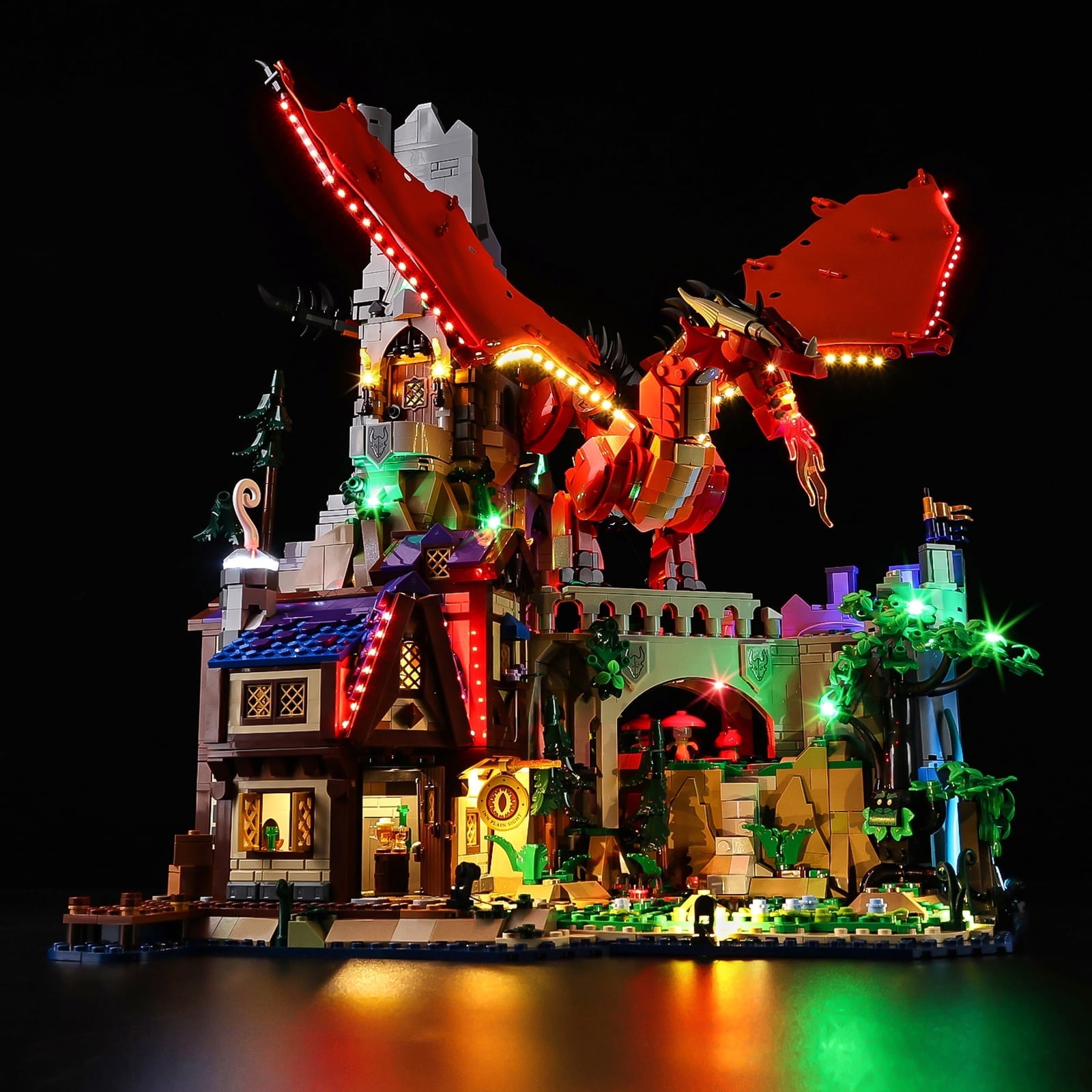 BrickSoul LED Lighting Kit for Lego Dungeons & Dragons: Red Dragon's ...