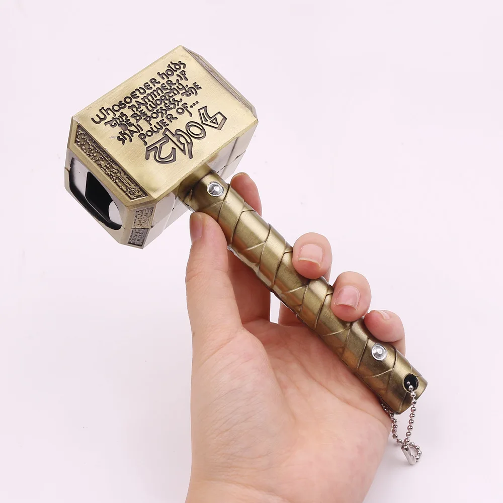 Dobeli large Size Beer Bottle Opener Multifunction Hammer Thor Shaped ...