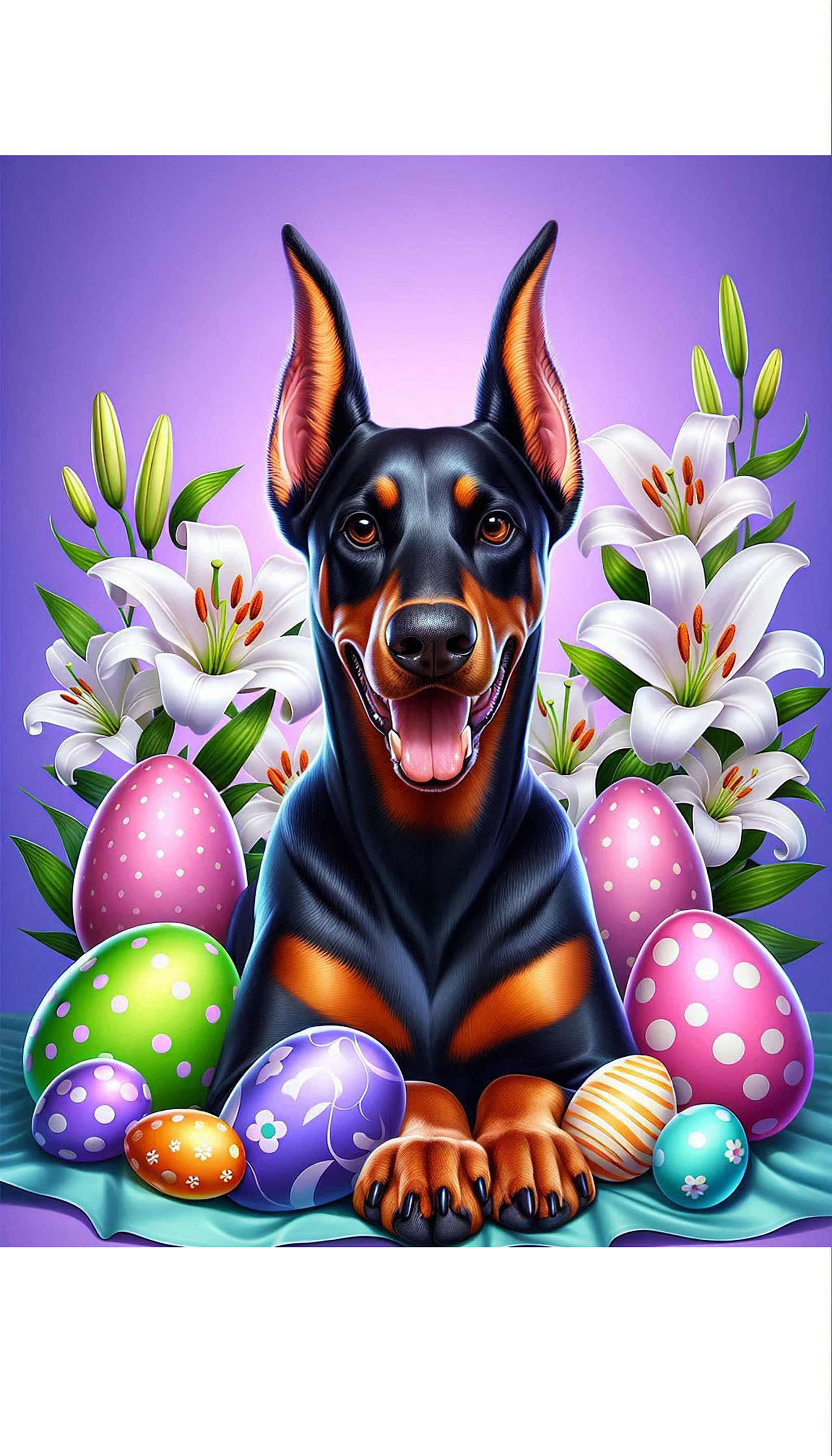 Doberman Black and Tan Cropped - Best of Breed DCR Easter Holiday ...