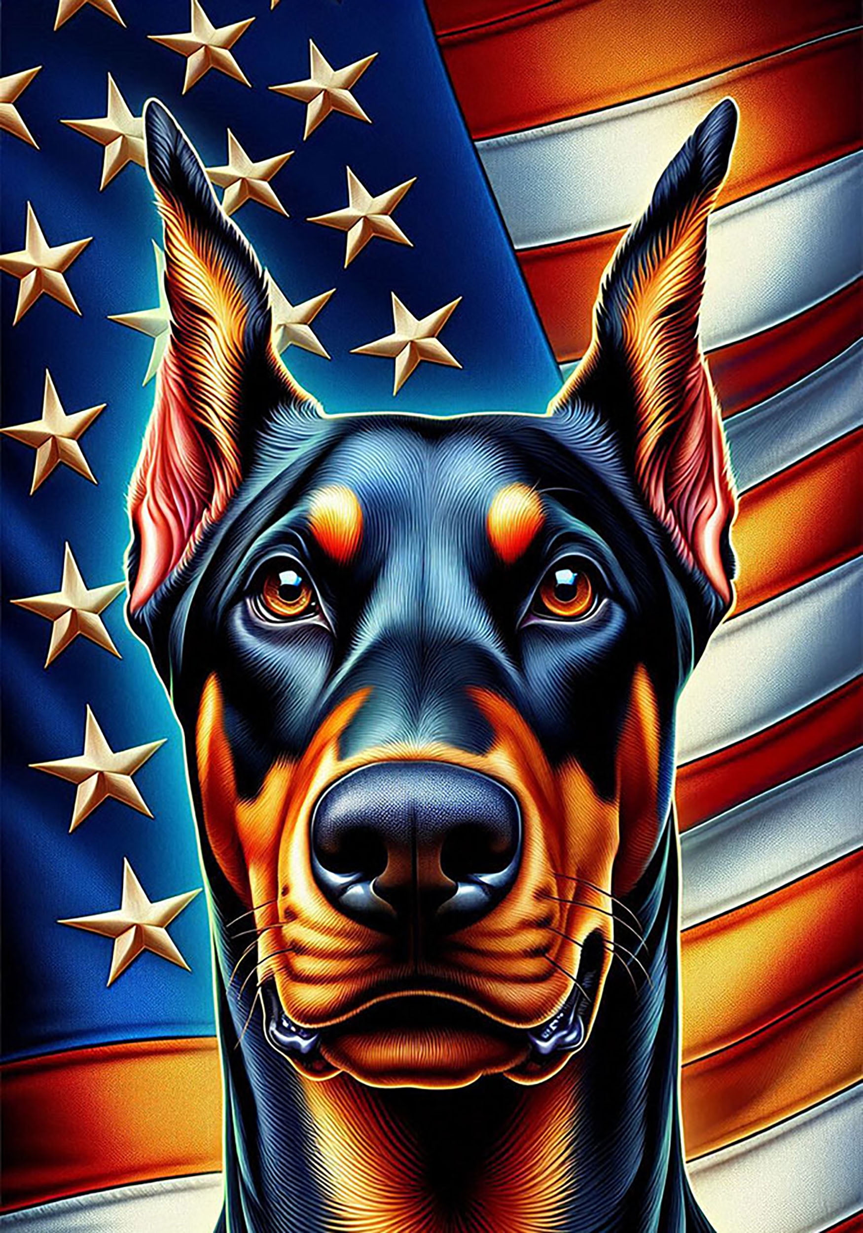 Doberman Black and Tan Cropped - Best of Breed DCR Patriotic III ...
