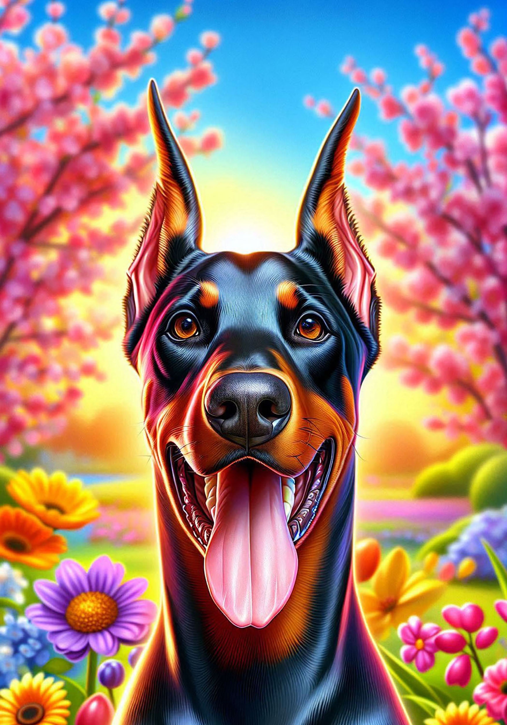 Doberman Black and Tan Cropped - Best of Breed DCR Spring II Outdoor ...
