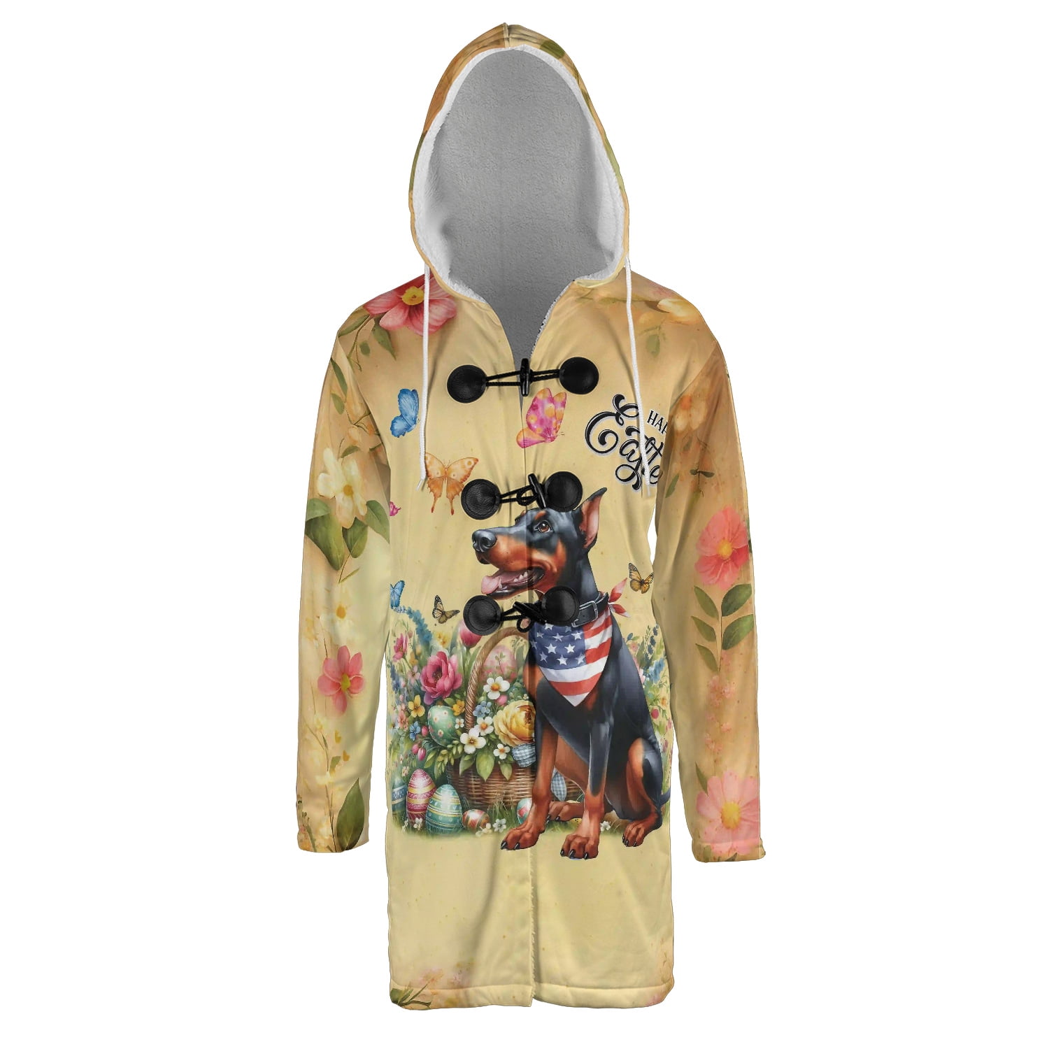 Doberman Pinscher Celebrates Spring and Enjoys a Happy Easter All Over ...