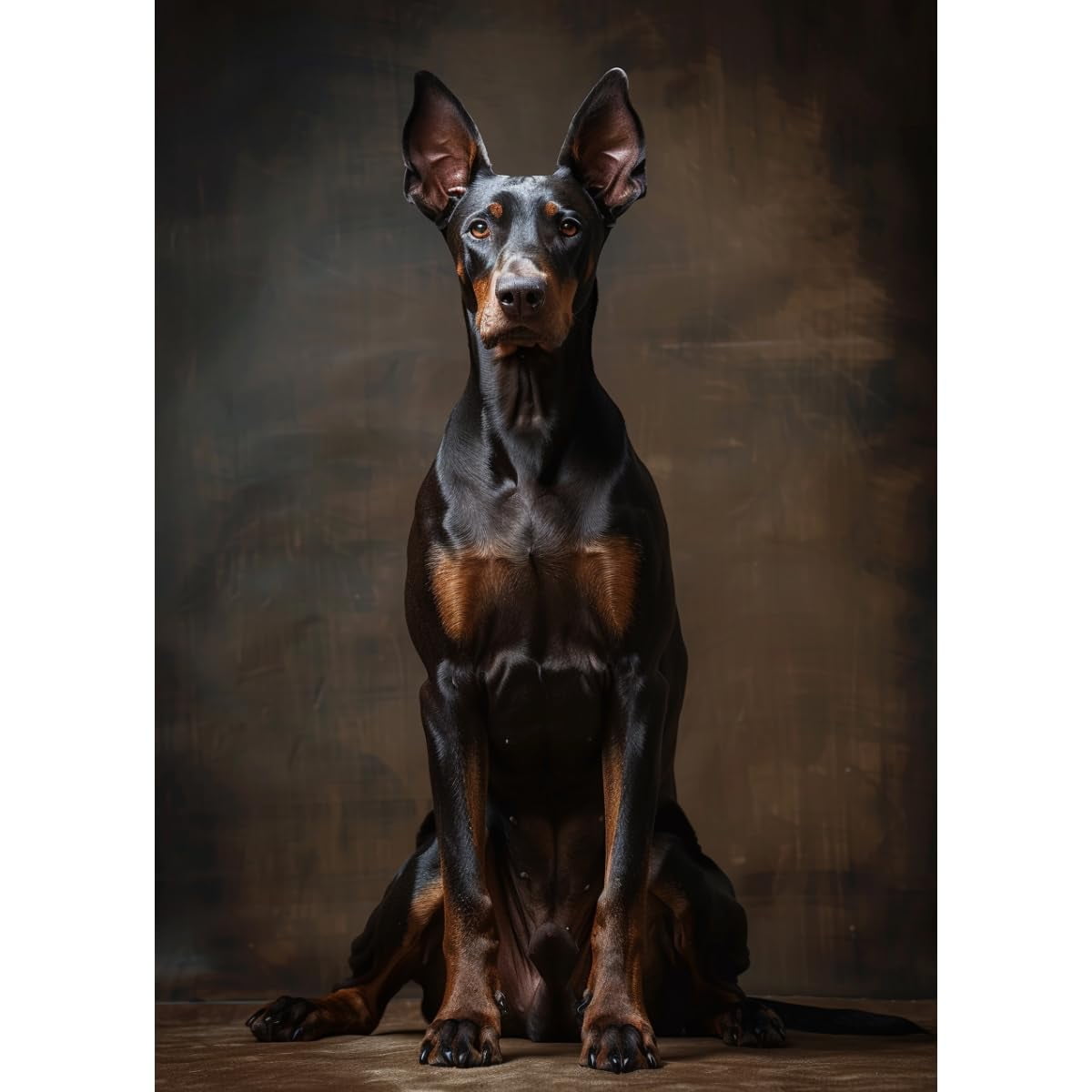 Doberman Pinscher Dog DIY 5D Diamond Art Paint with Full Drill Round ...