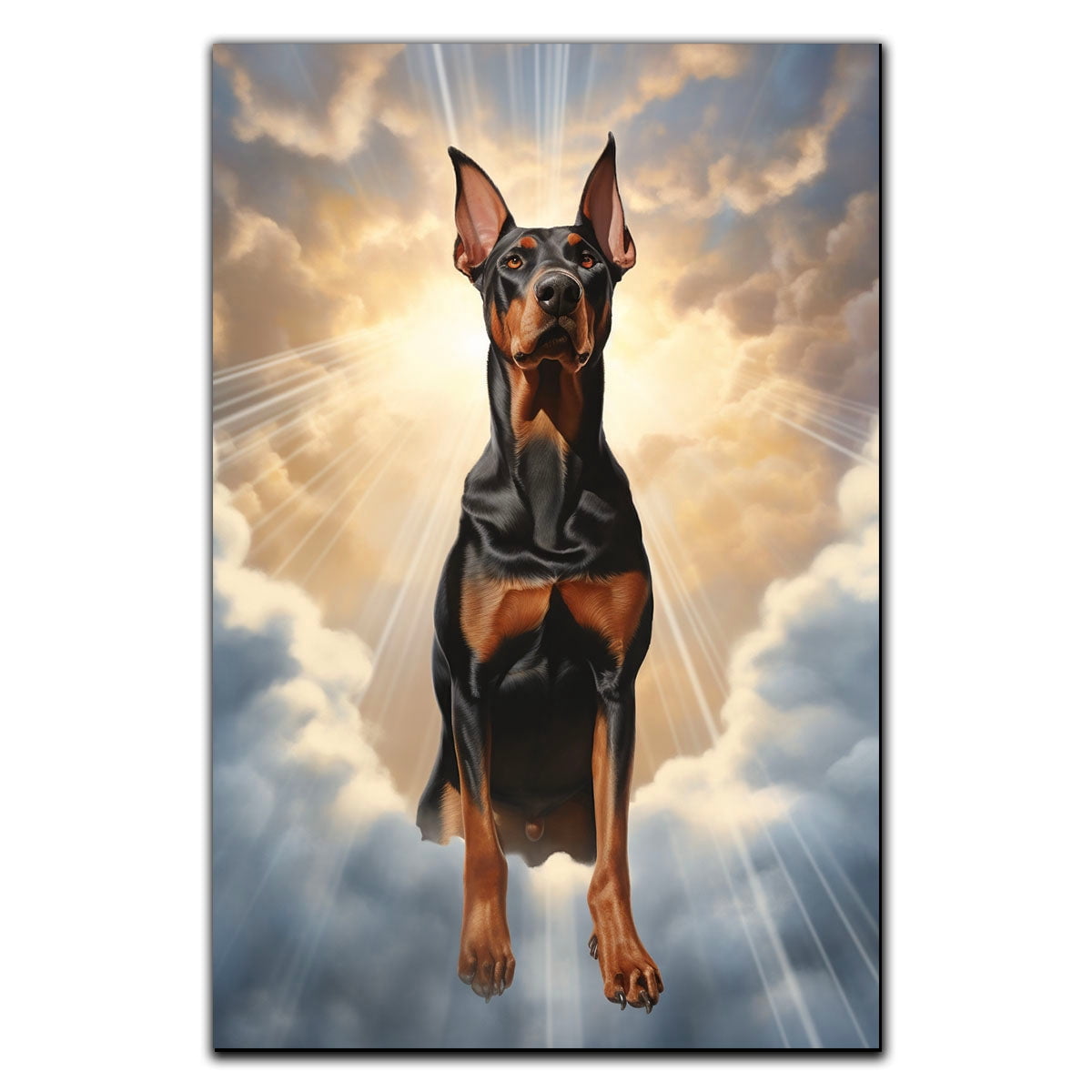 Doberman Pinscher Dog Memorial Gifts for Loss of Dog, Dog Memorial ...