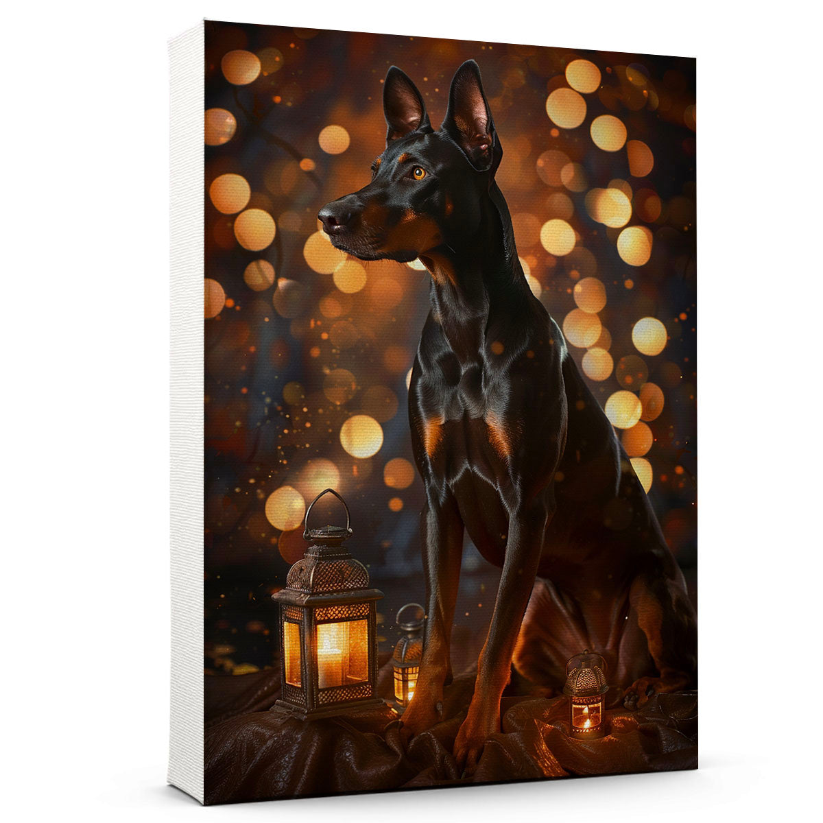 Doberman Pinscher Dog Picture Fantastic Poster Unframe, Doberman ...