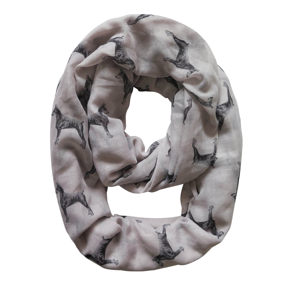 Doberman Pinscher Dog Print Infinity Scarf - Walmart.com