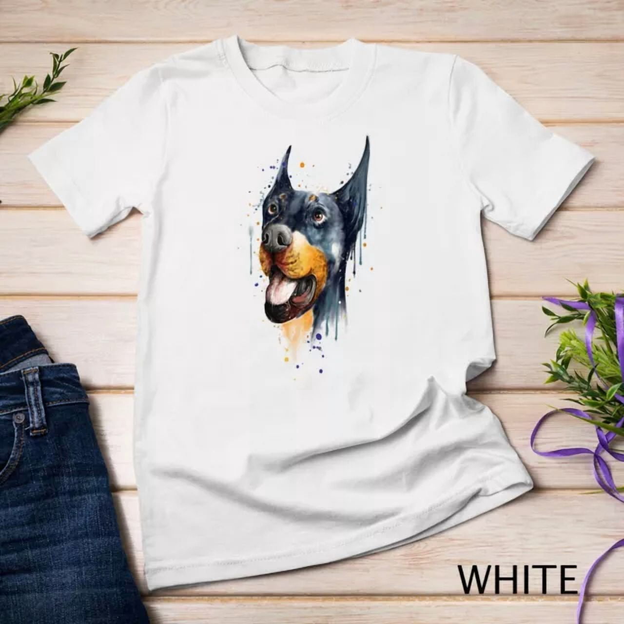 Doberman Pinscher Gift Doberman Unisex S-5XL T-Shirt Birthday Gifts ...