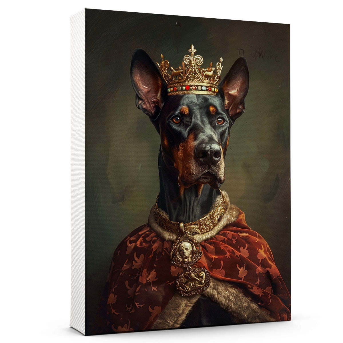 Doberman Pinscher Poster Master Aristocratic Dog Poster - Dog Art ...