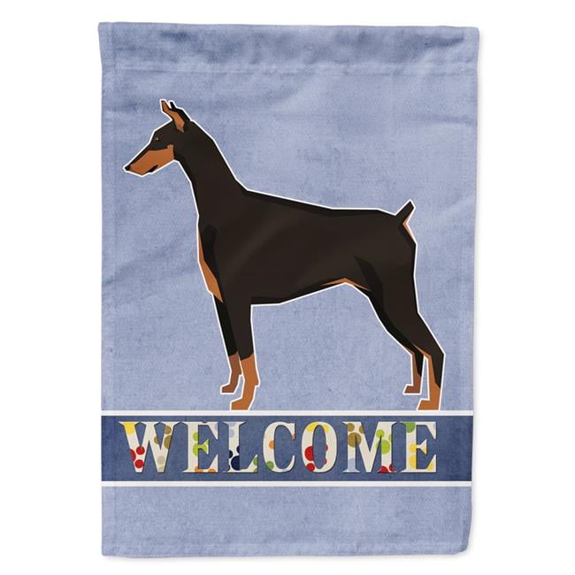 Doberman Pinscher Welcome Garden Size Flag - Walmart.com