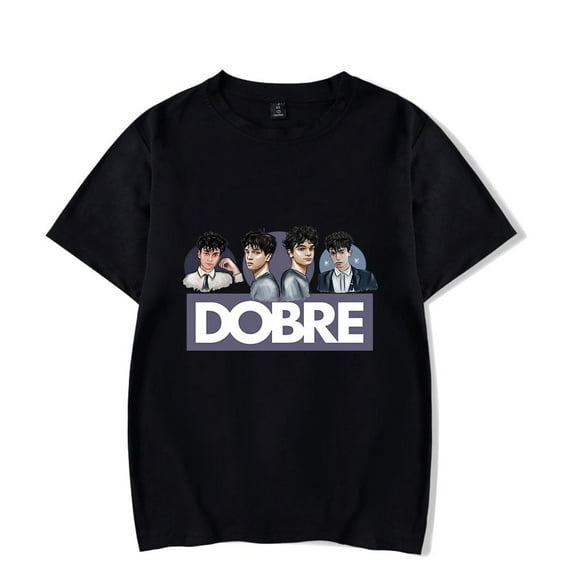 Dobre Brothers Merch T-Shirts Round-neck Unisex Harajuku Funny Printed ...