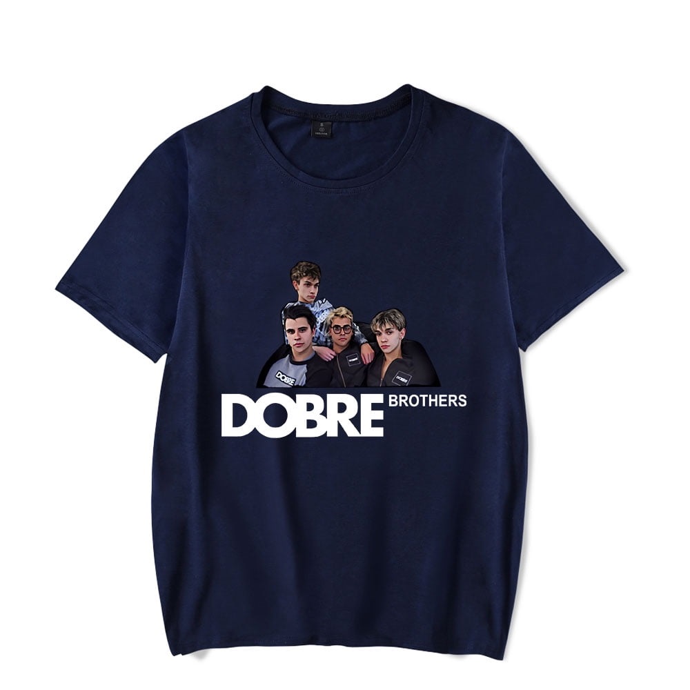 Dobre Brothers Merch T-Shirts Round-neck Unisex Harajuku Funny Printed ...