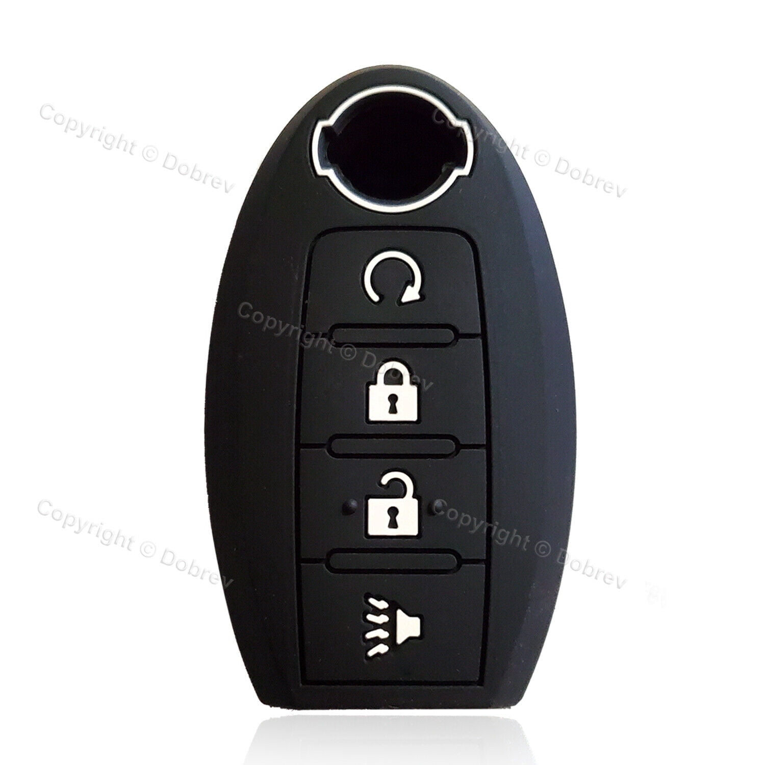 Dobrev 4 Button Dobrev Silicone Case Cover Skin Fob Entry Holder For ...