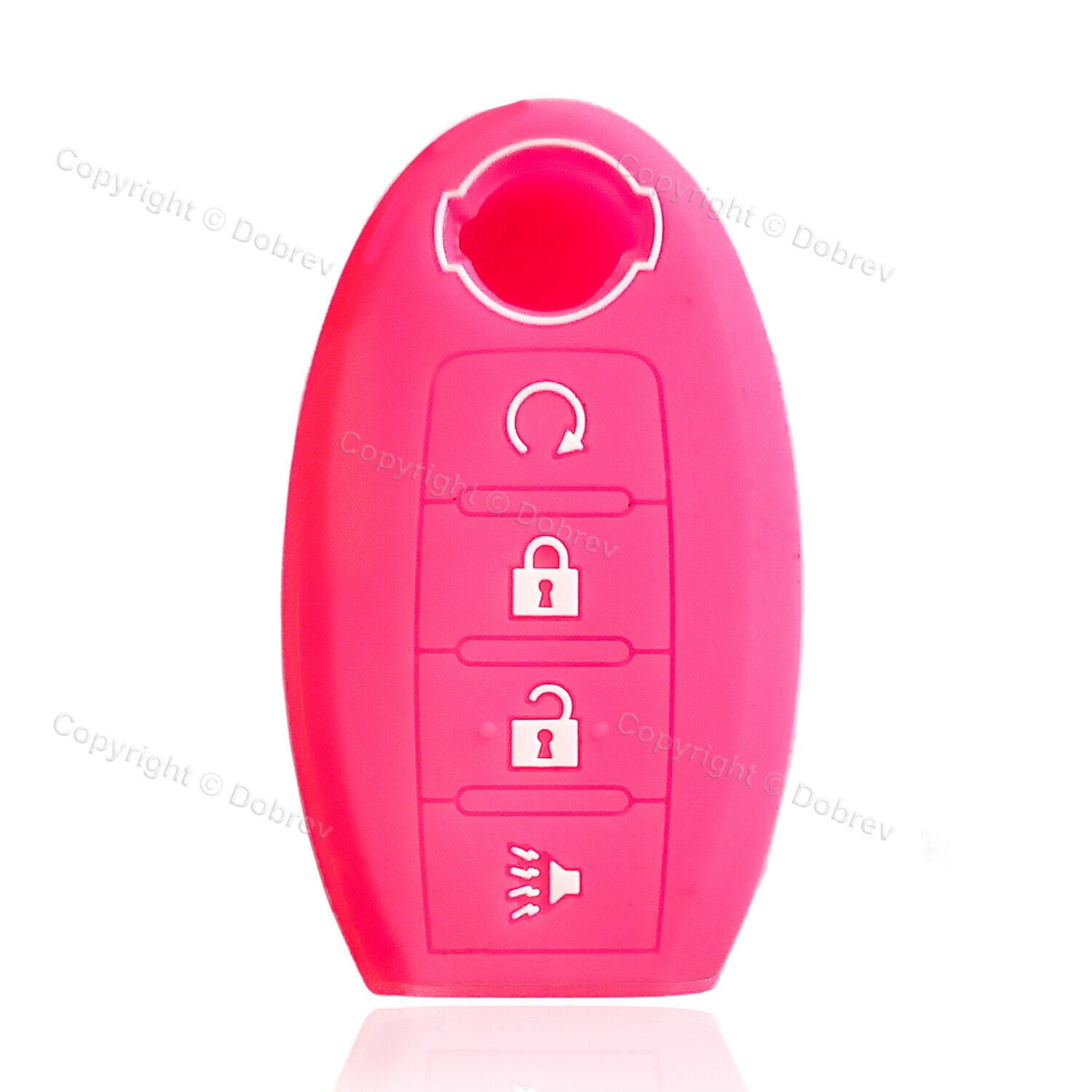 Dobrev 4 Button Dobrev Silicone Case Cover Skin Fob Entry Holder For ...