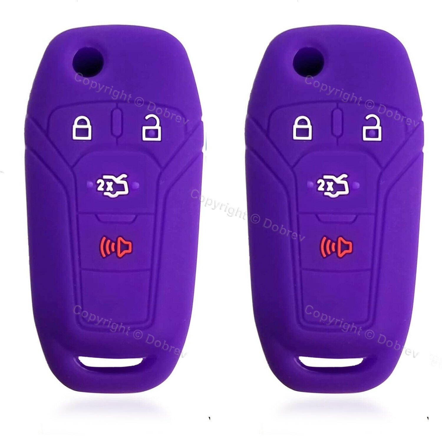 Dobrev Silicone Cover Holder Fob Rubber Skin Protector Keyless Remote ...