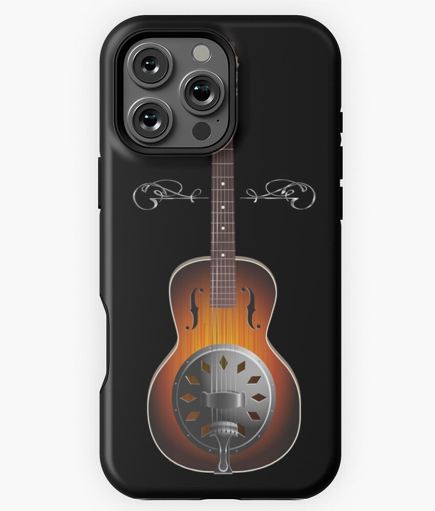 Dobro Guitar Music Instrument N4113 Phone Case for iPhone 17 16 15 14 ...