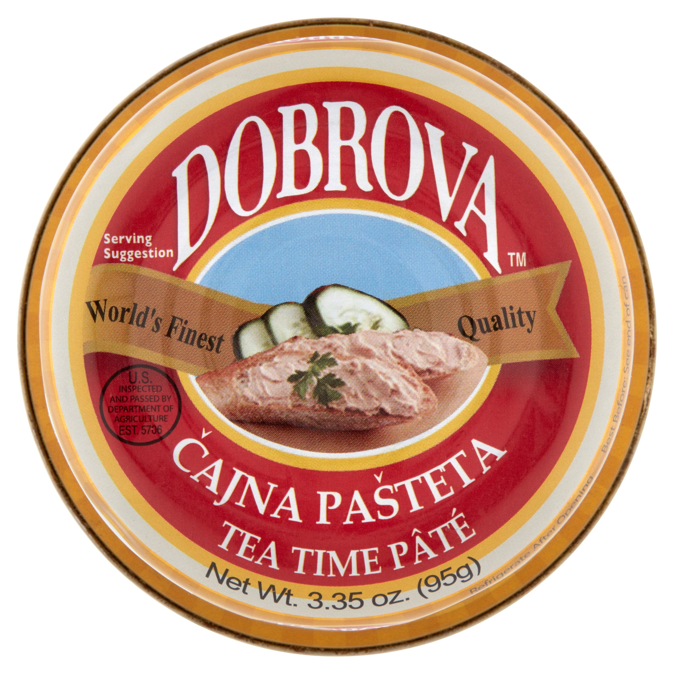 Dobrova Tea Time Pate, 3.35 OZ - Walmart.com