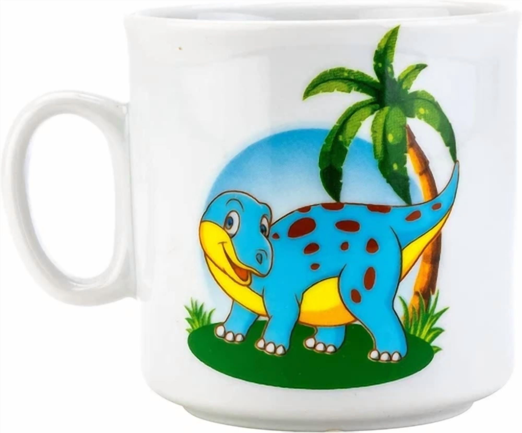 Dobrush 6.7 Oz/ 200 Ml Porcelain Mug "Dinosaurs". Tea Coffee Juice Cup ...