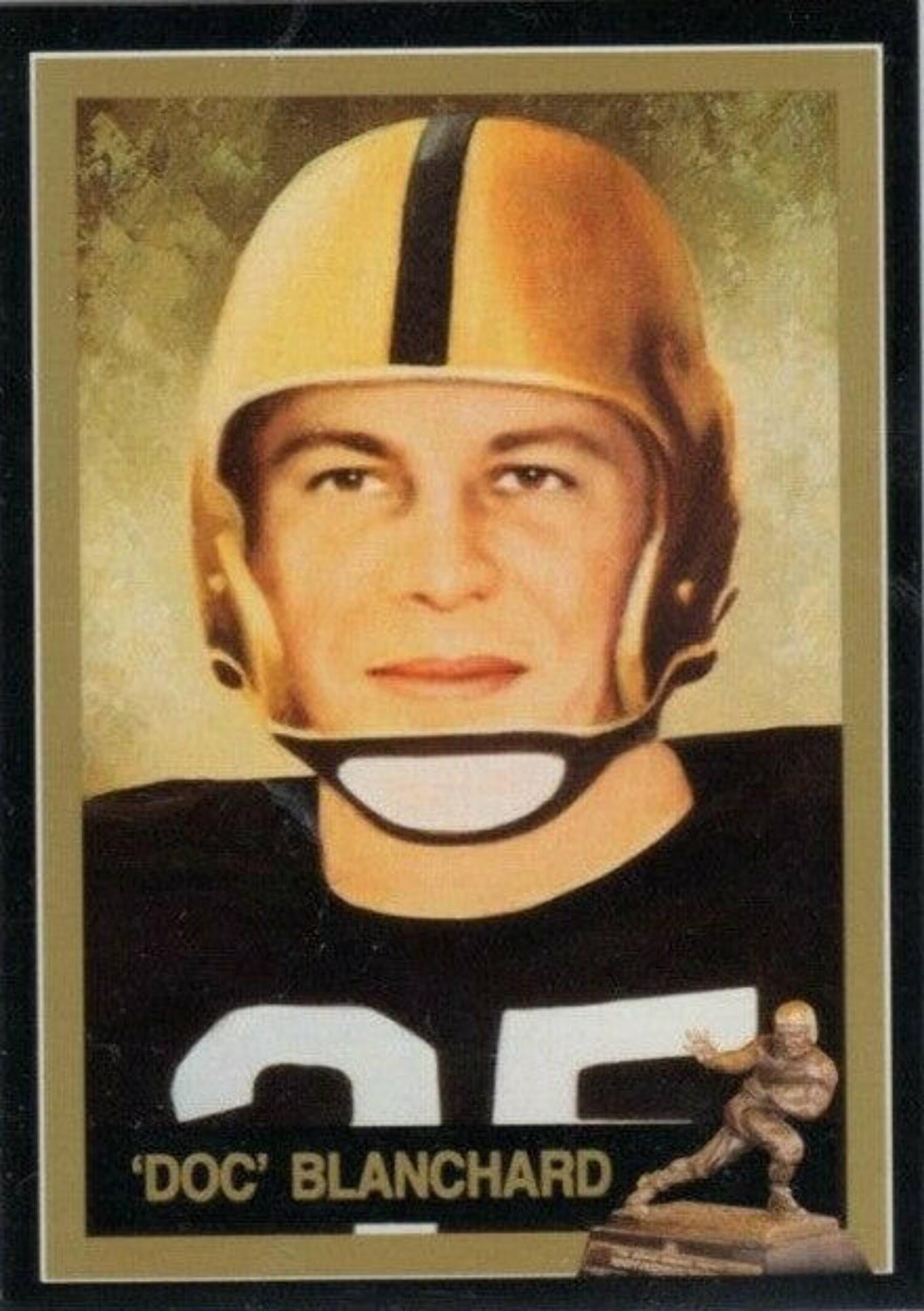 Doc Blanchard Army 1945 Heisman Trophy winner card - Walmart.com